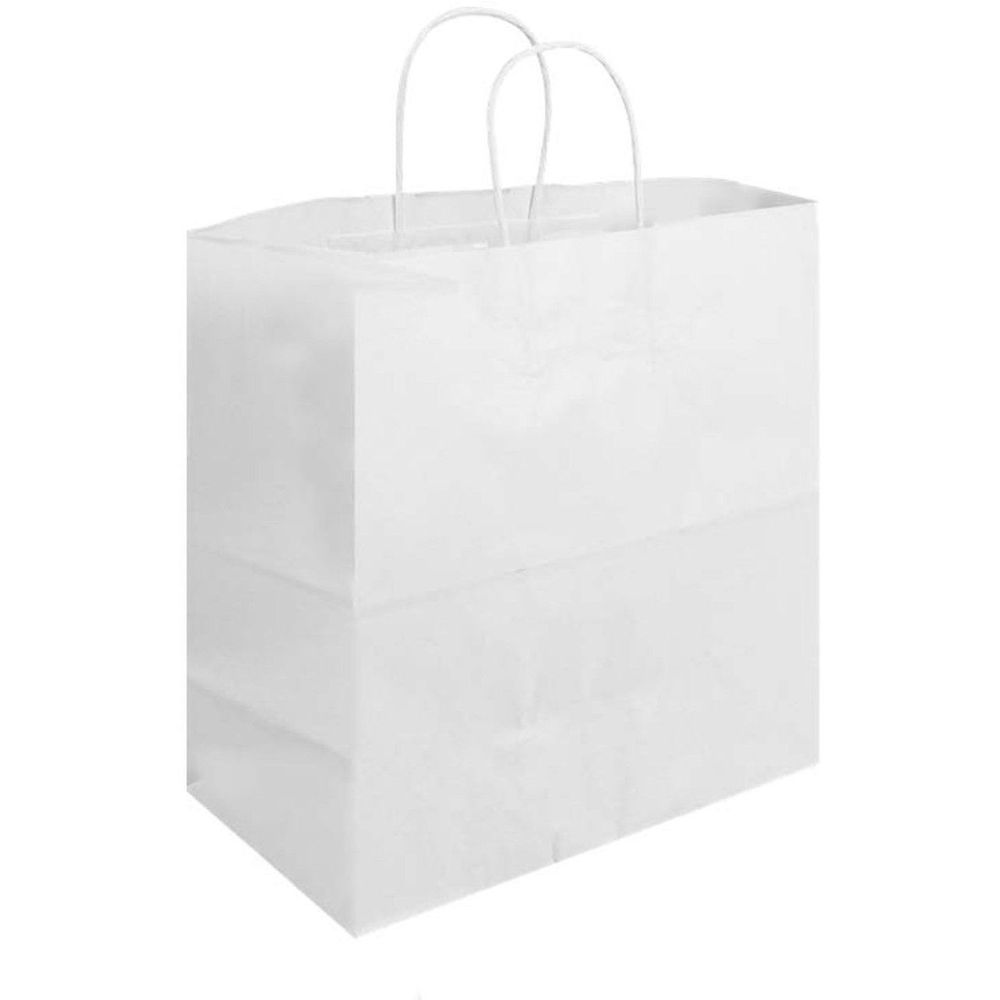 Duro Traveler Basis Virgin White Twist Handle Bag, 60 Pound Capacity ...