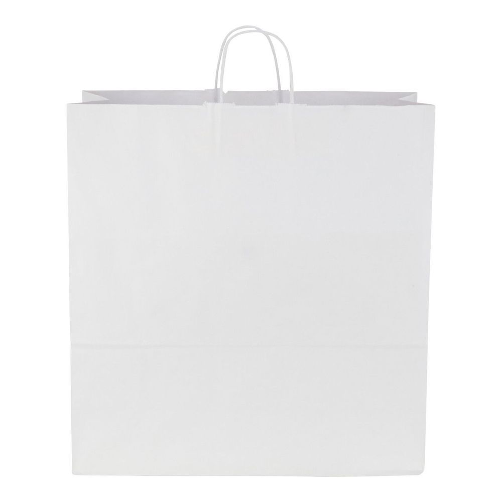 Duro Cargo Basis Virgin White Twist Handle Bag, 70 Pound Capacity ...