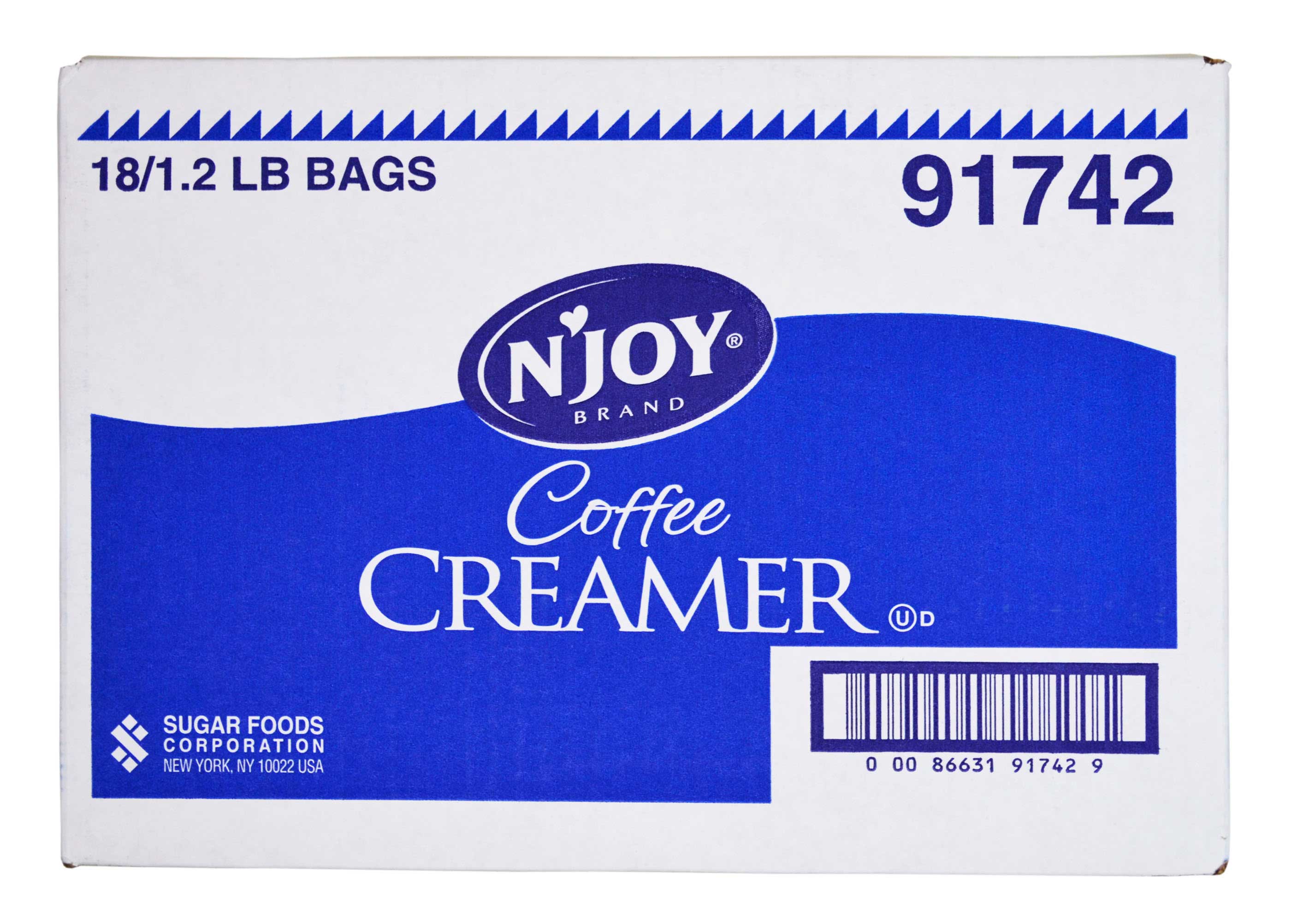 Njoy Non Dairy Creamer, 1.2 Pound -- 18 per case.