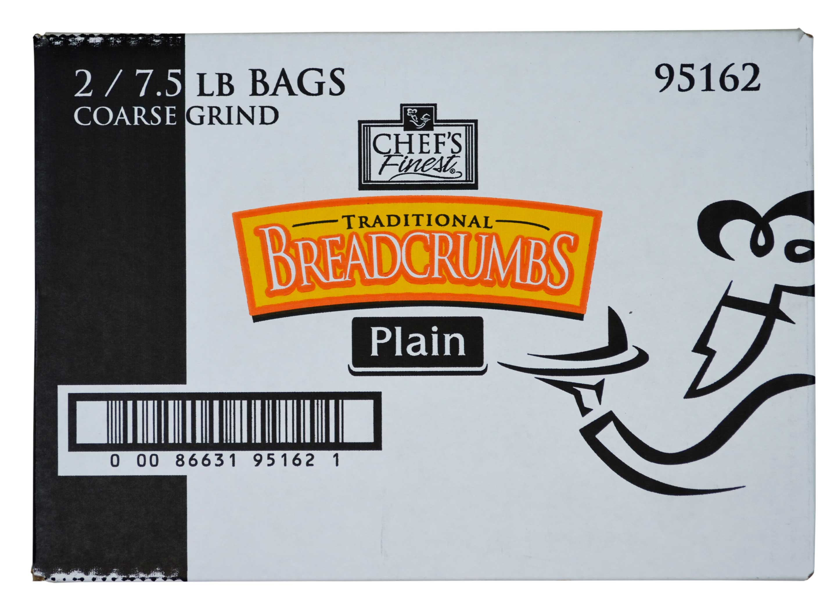 Chefs Finest Plain Coarse Bread Crumbs, 15 Pound