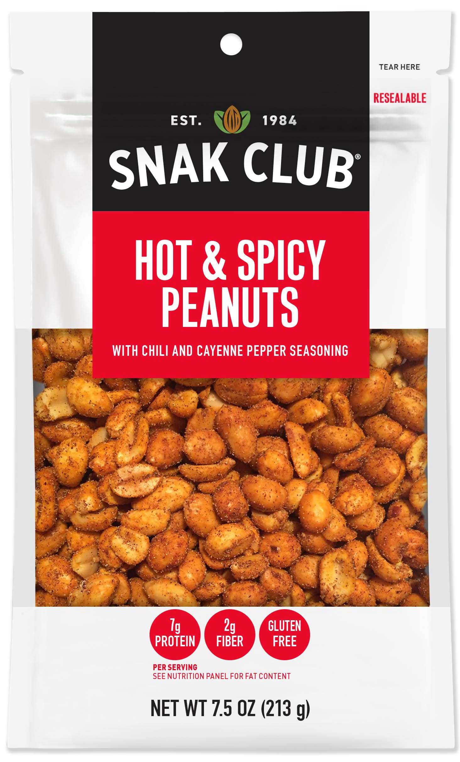 Century Snacks Snak Club Premium Pack Hot and Spicy Peanuts Case ...