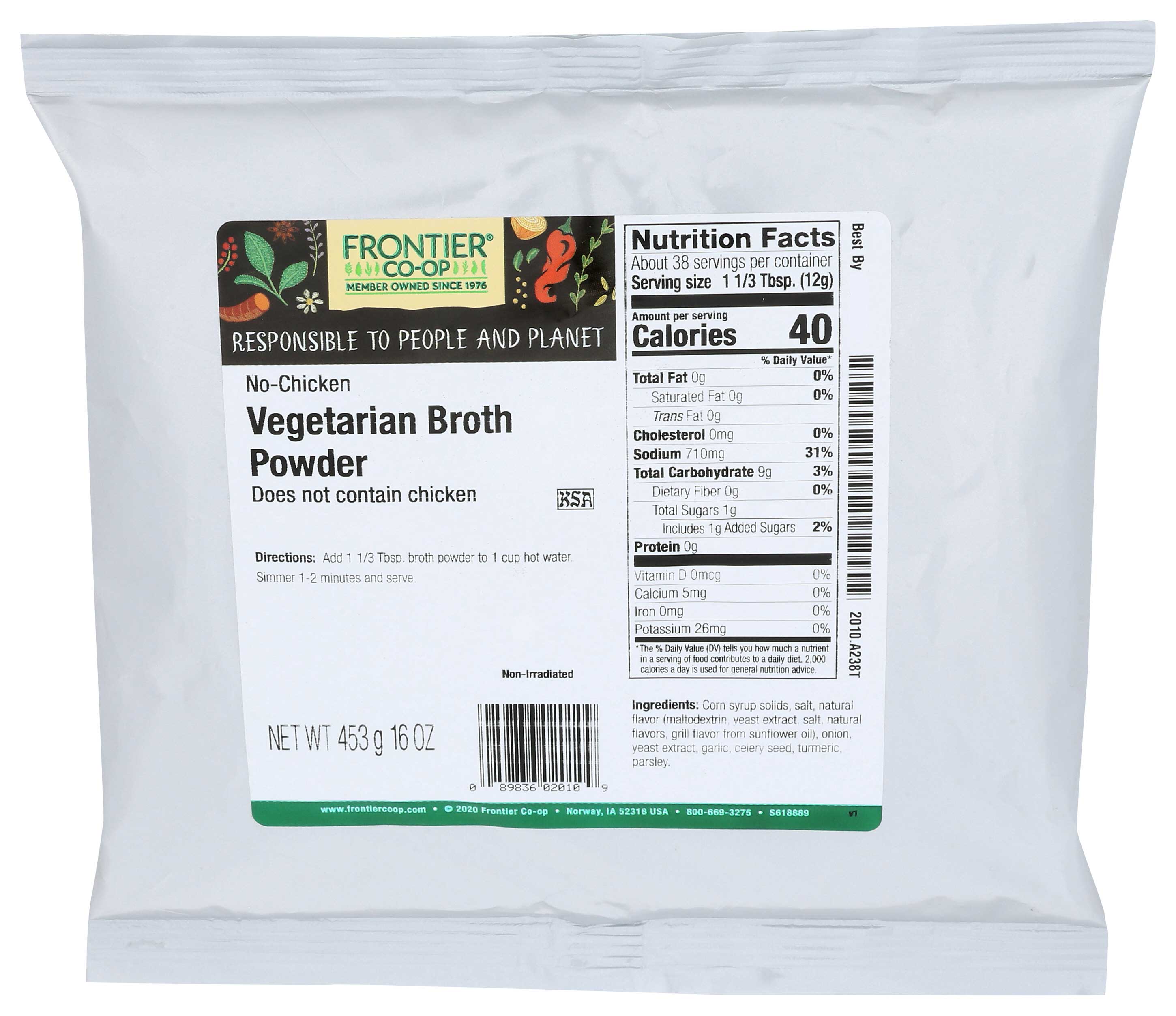 Frontier Herb Chicken Flavored Broth Powder Case | FoodServiceDirect