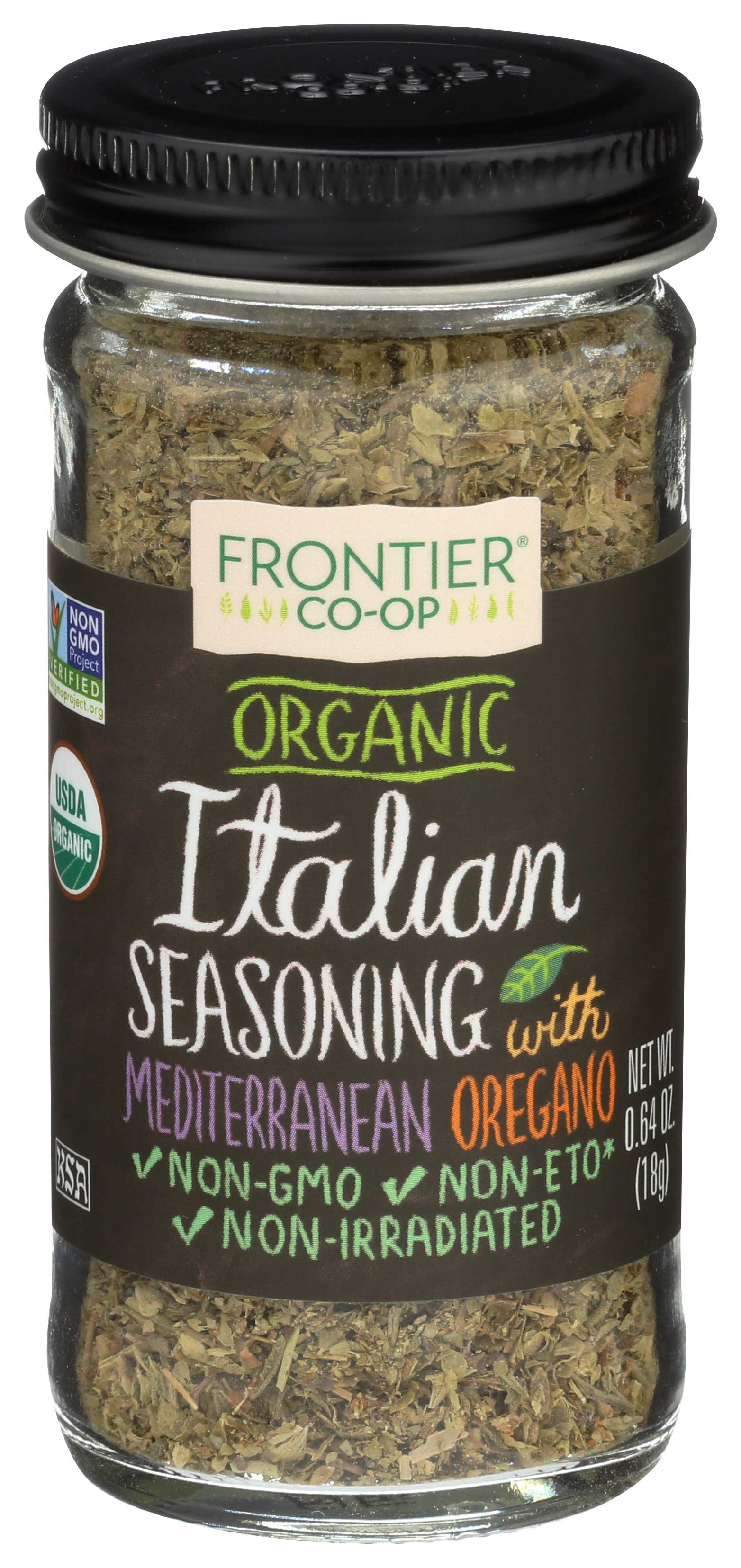 Frontier Herb Organic Saltless Italian Seasoning Blend, 0.80 Ounce