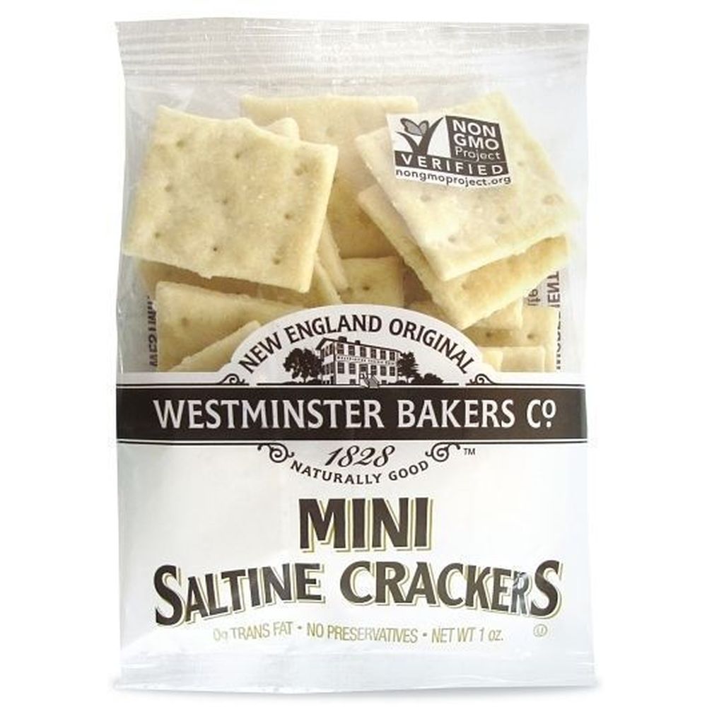 Westminster Crackers Single Serve Mini Saltine Cracker, 1 Ounce -- 100 ...