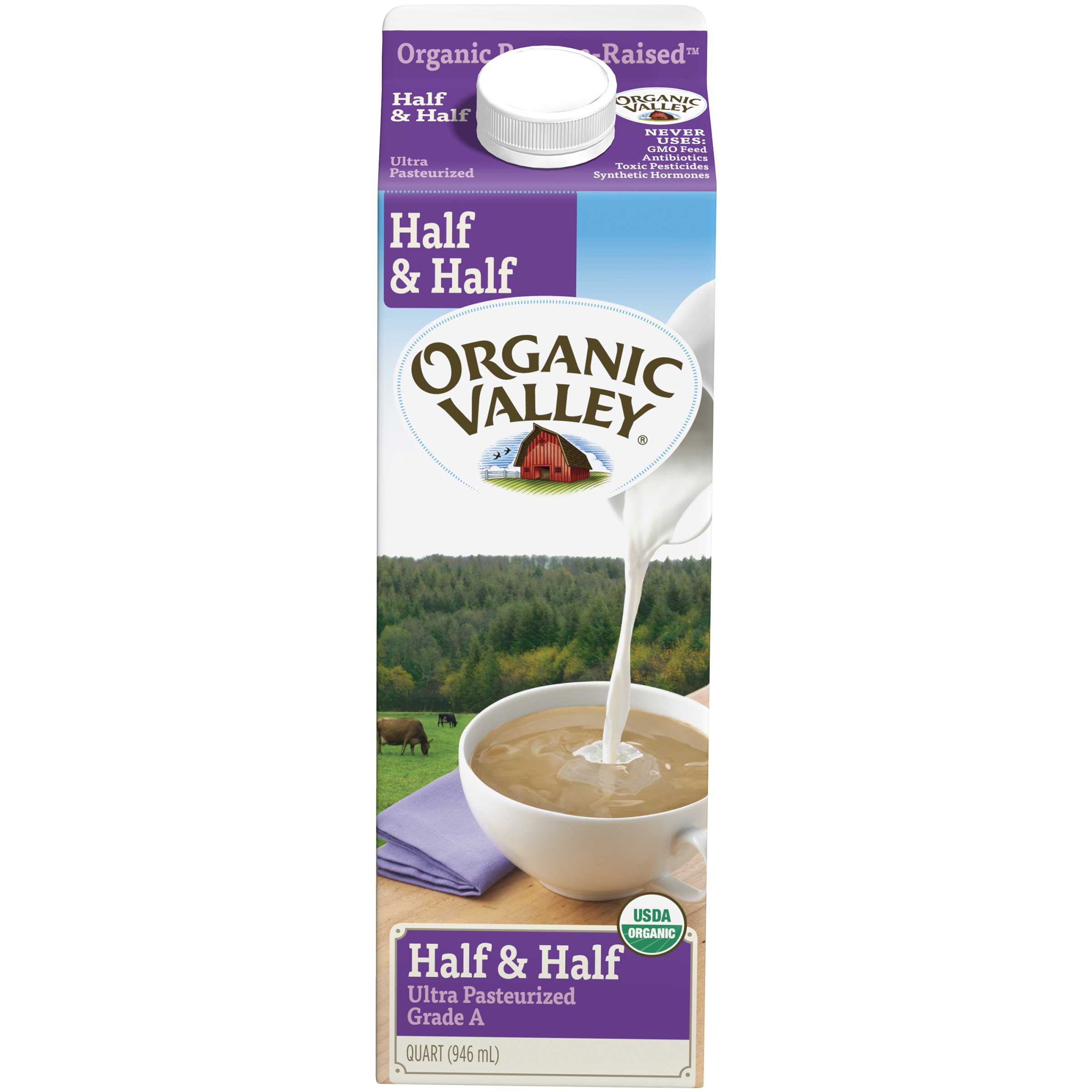 Organic Valley Ultra Half and Half Milk Case | FoodServiceDirect