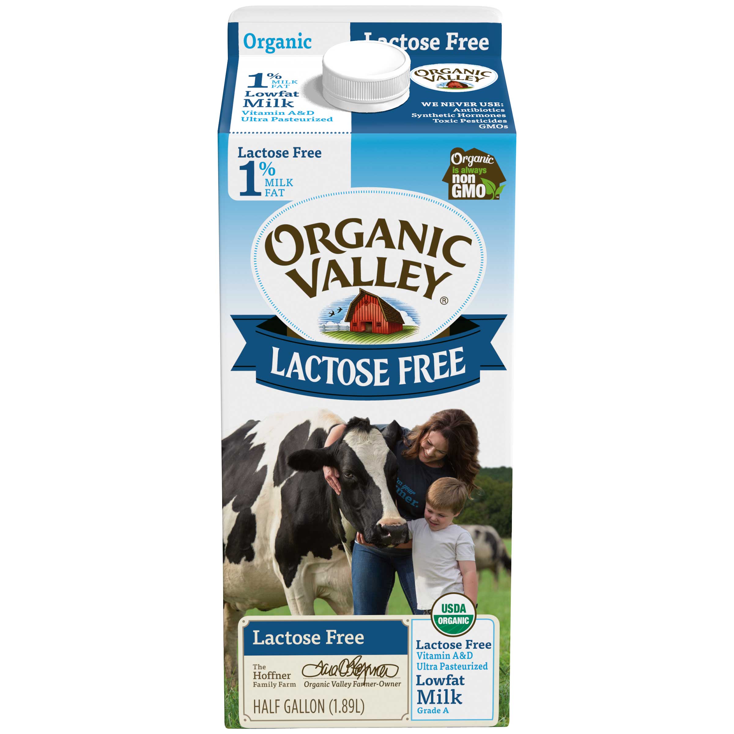 Organic Valley 1-Percent Low-Fat Milk Case | FoodServiceDirect