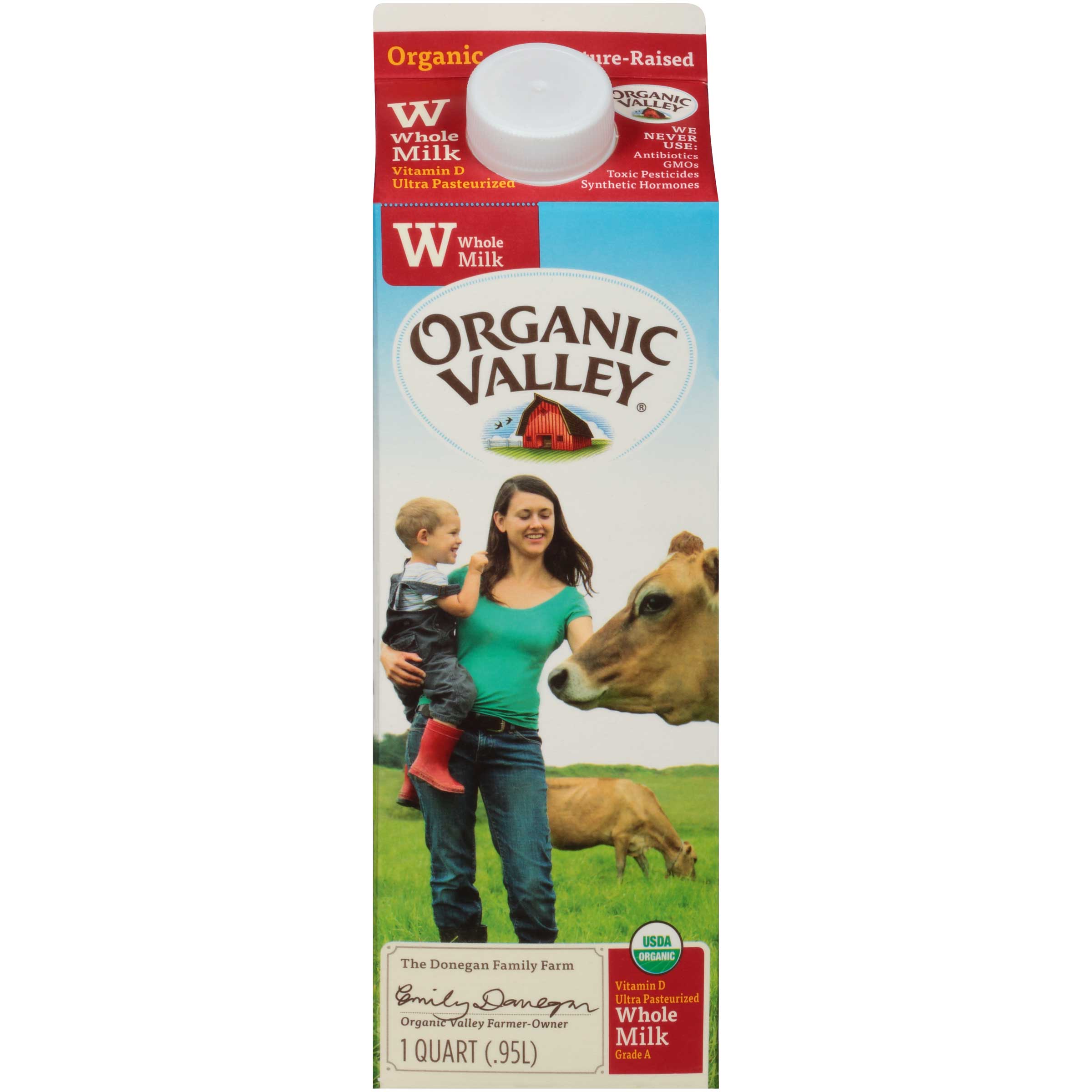 Organic Valley Ultra Pasteurized Whole Milk Case | FoodServiceDirect