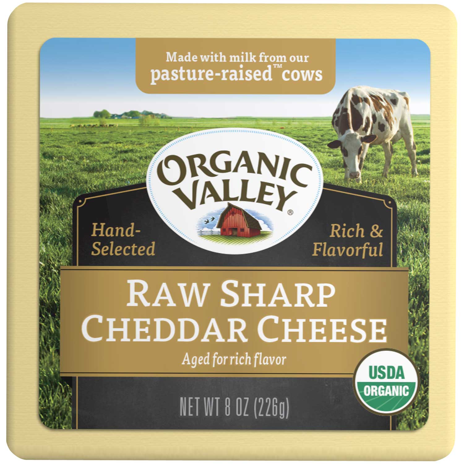 Organic Valley Sharp Cheddar Cheese Case | FoodServiceDirect