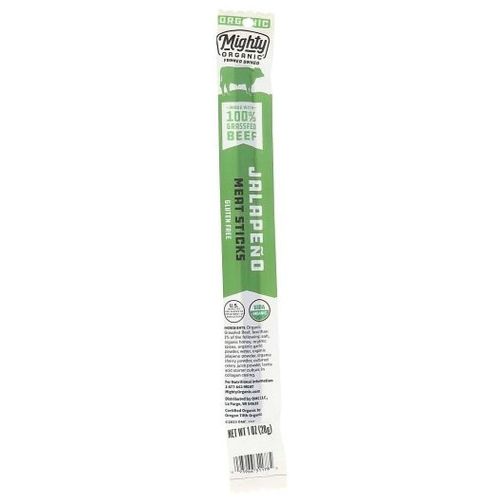 Organic Prairie 100 Percent Grass Fed Jalapeno Beef Meat Sticks, 1 ...