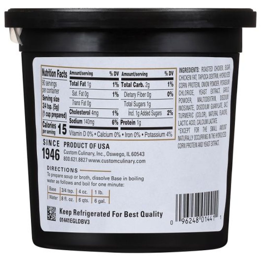 Custom Culinary Gold Label Chicken Base Case | FoodServiceDirect