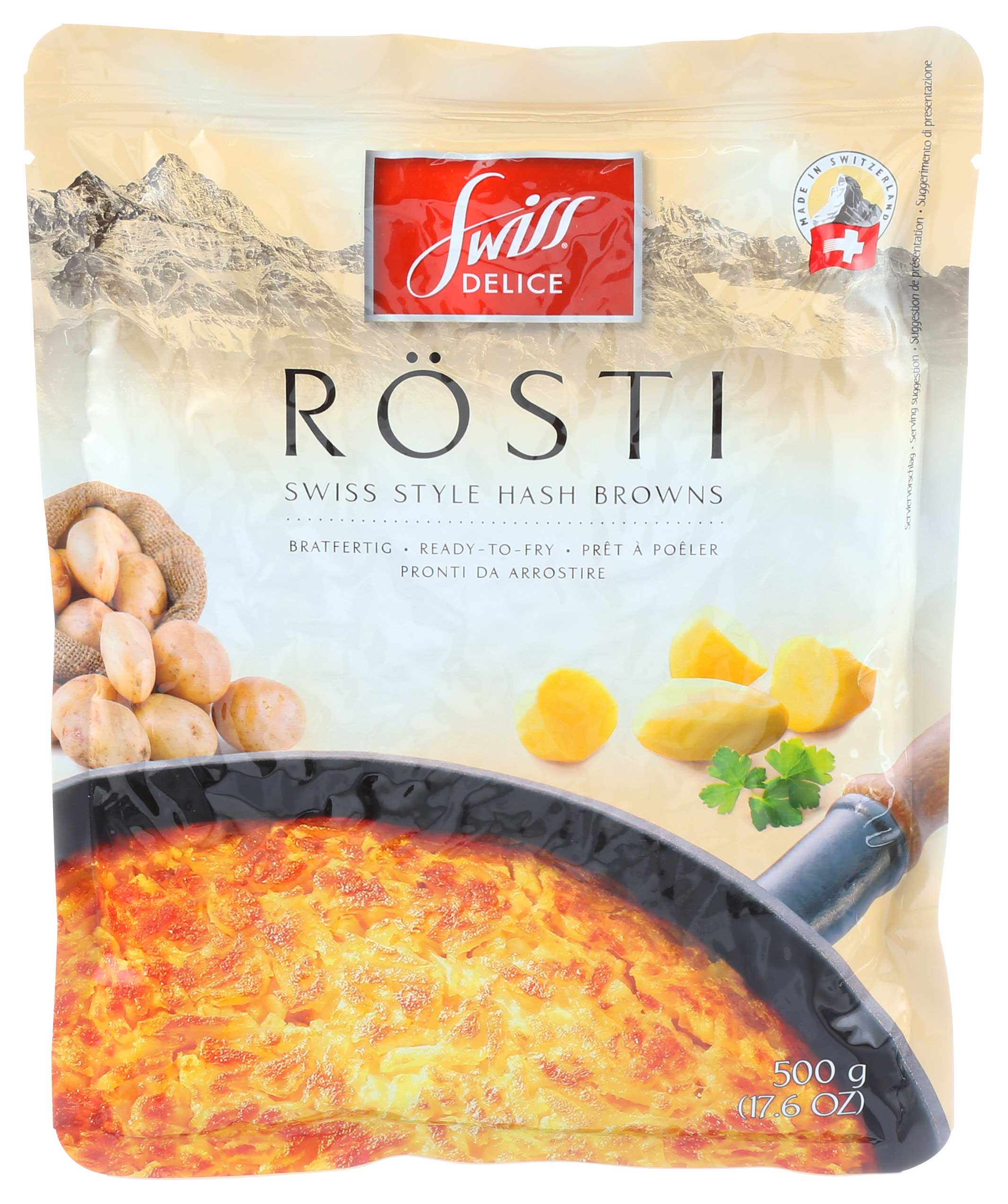 Swiss Delice Rosti Hash Browns Case | FoodServiceDirect