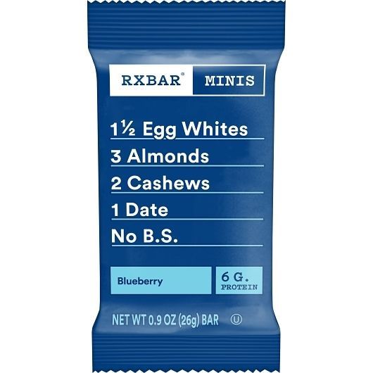 Rxbar Minis Strawberry and Blueberry Protein Bar, 48 count