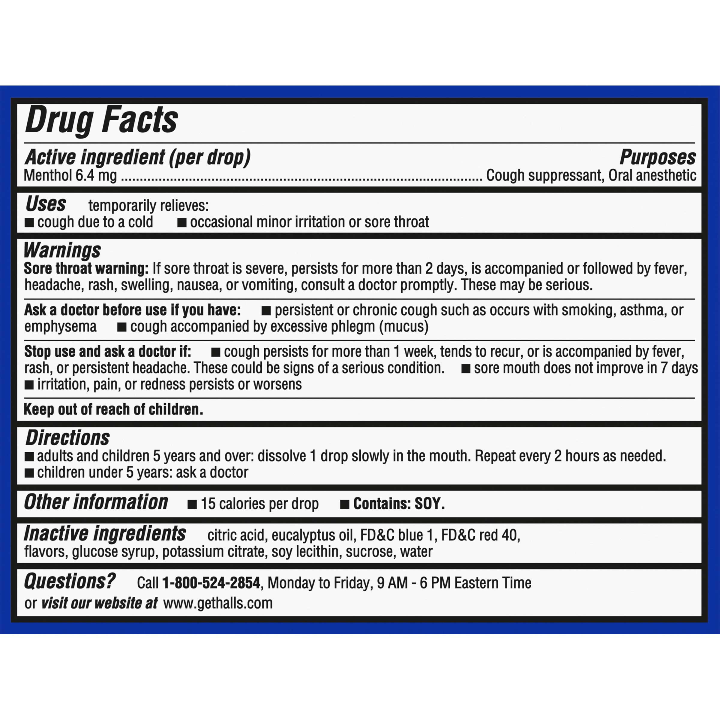 Halls Menthol Lyptus Case | FoodServiceDirect