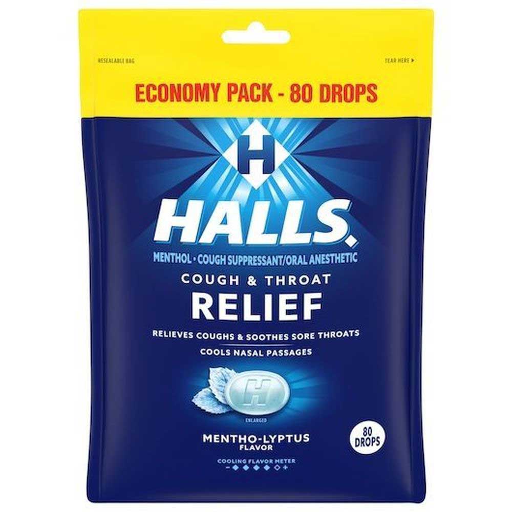 Halls Regular Menthol Lyptus Cough Drops Case | FoodServiceDirect