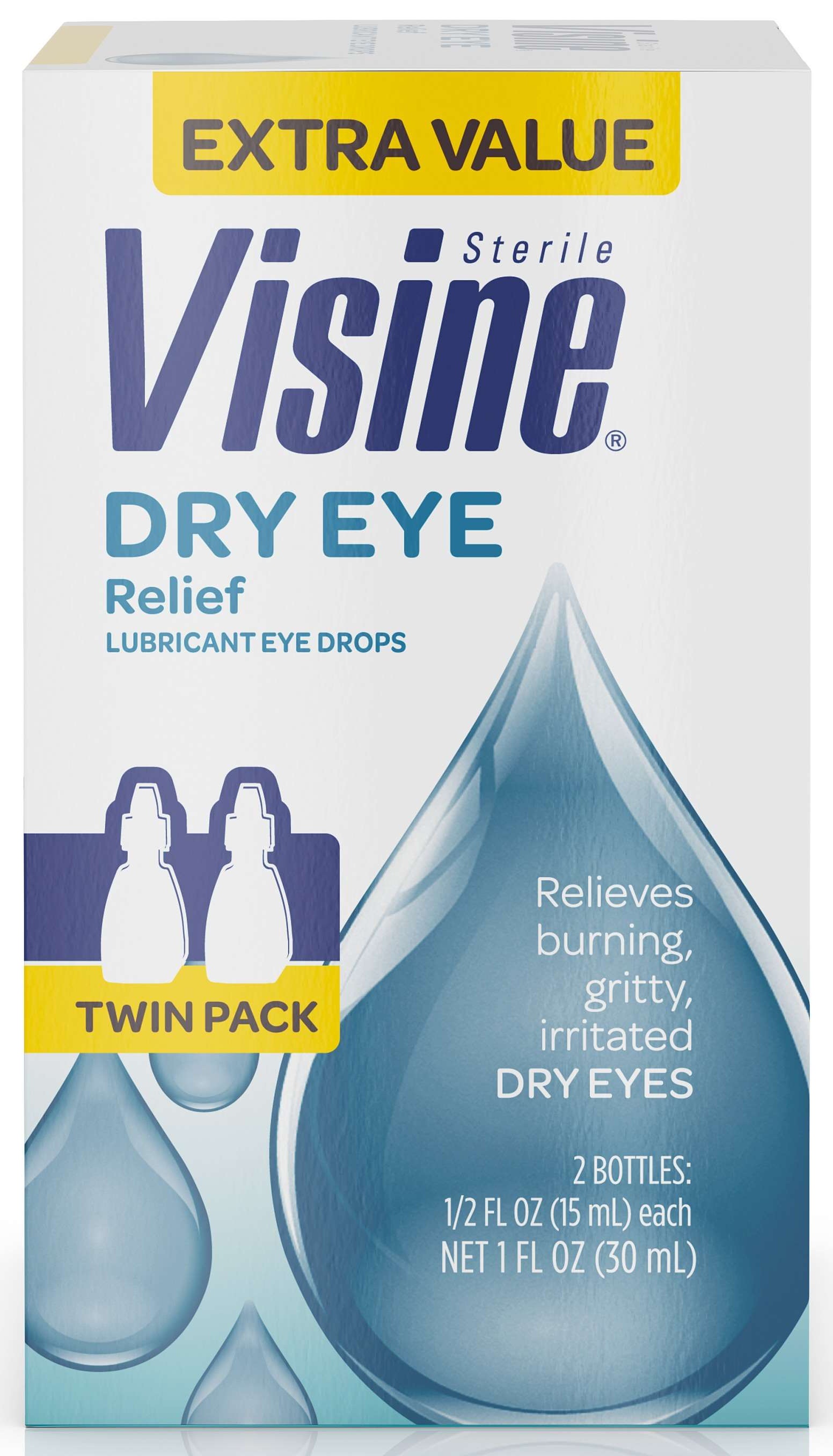 Visine Dry Eye Relief, 1 Fluid Ounce -- 24 per case | FoodServiceDirect ...