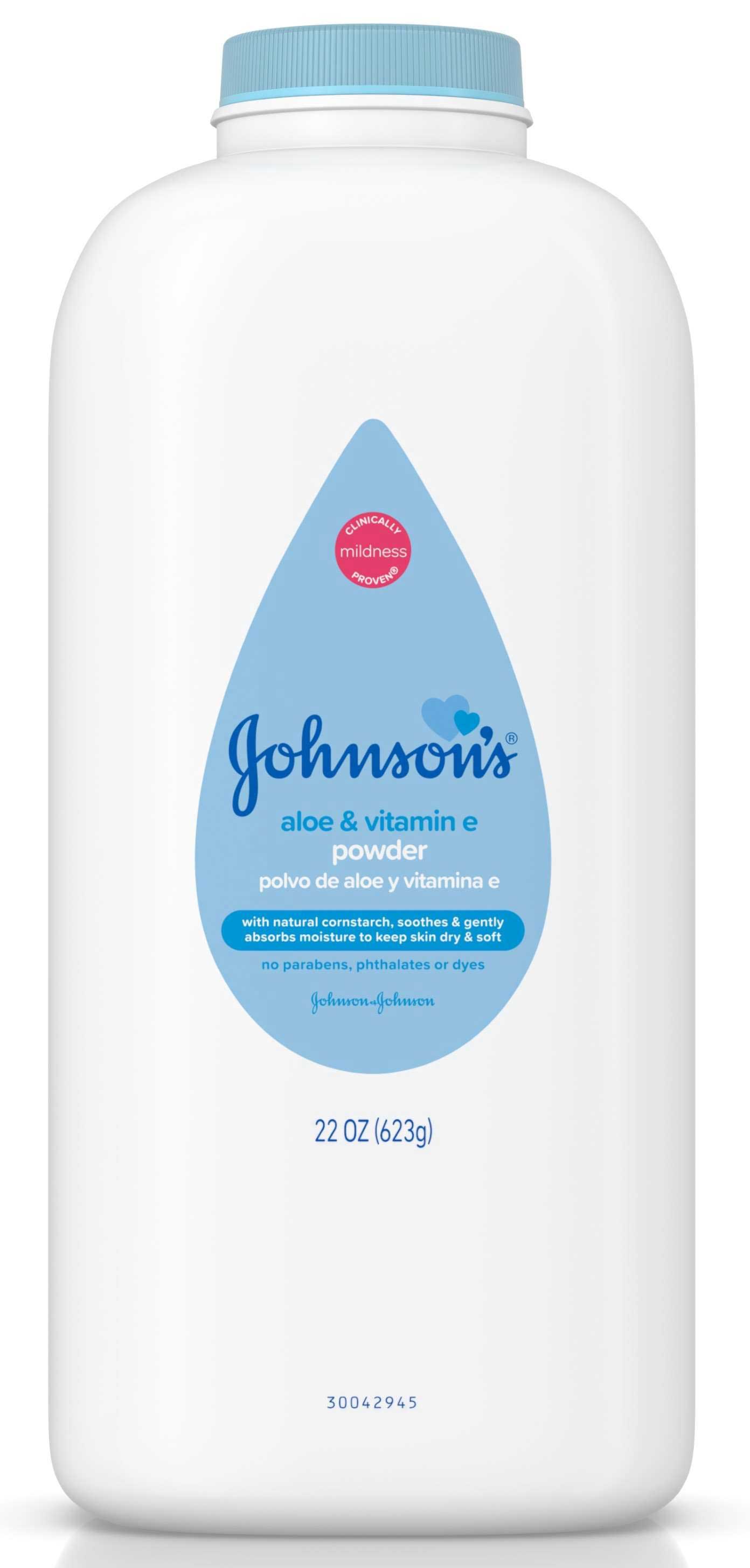 Johnsons Aloe and Vitamin with Cornstarch Baby Powder, 22 Ounce -- 18 ...