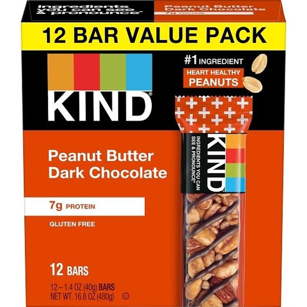 Kind Peanut Butter Dark Chocolate Bar, 16.8 Ounce -- 6 per case