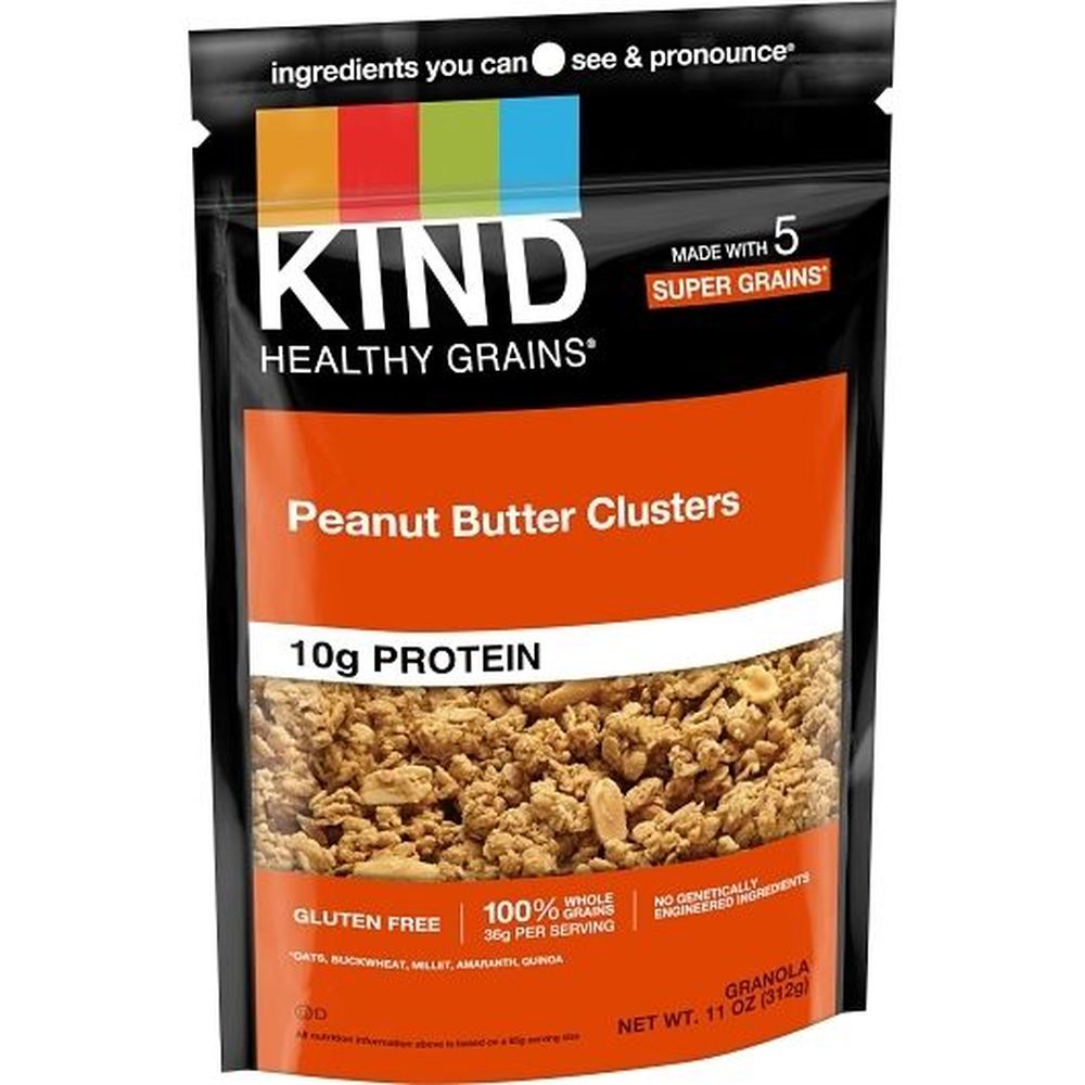 Kind Healthy Grains Peanut Butter Almond Butter Clusters, 36 count