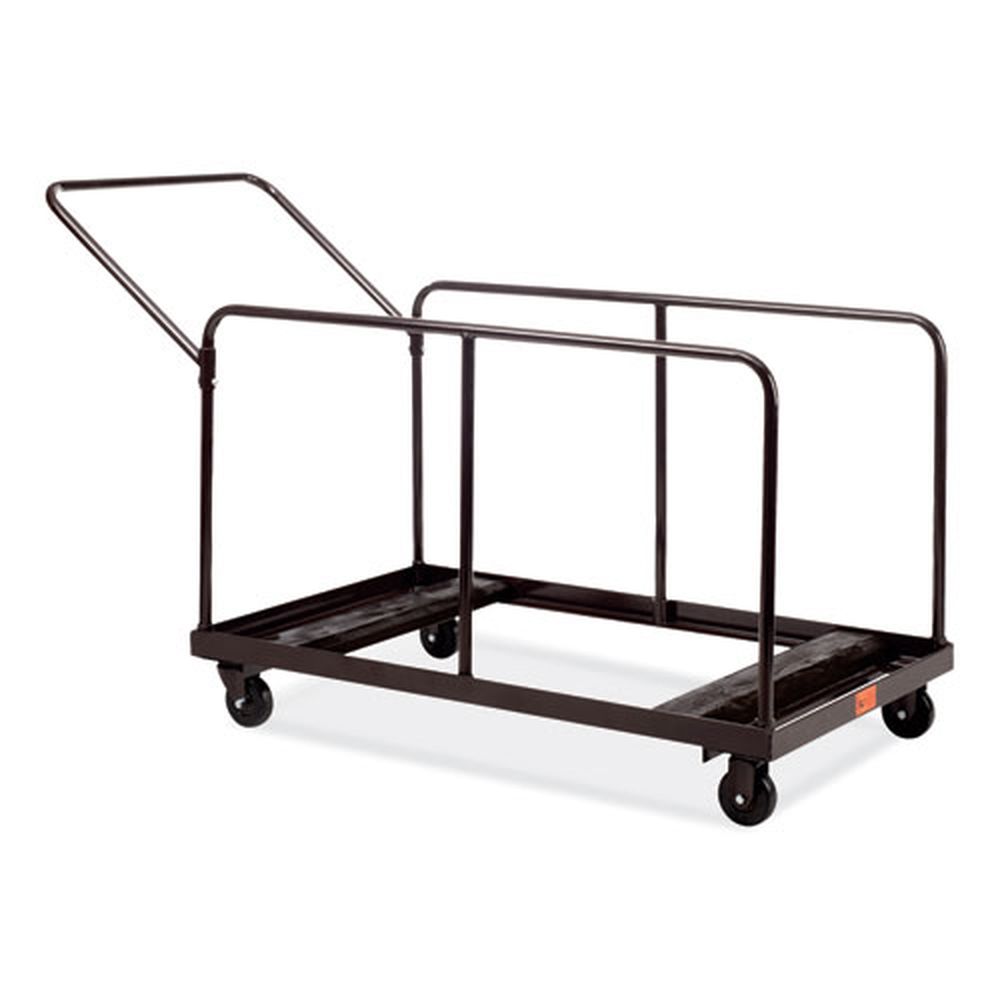 NPS Folding Brown Table Dolly for Round and Rectangular Tables, 660 Pound Capacity