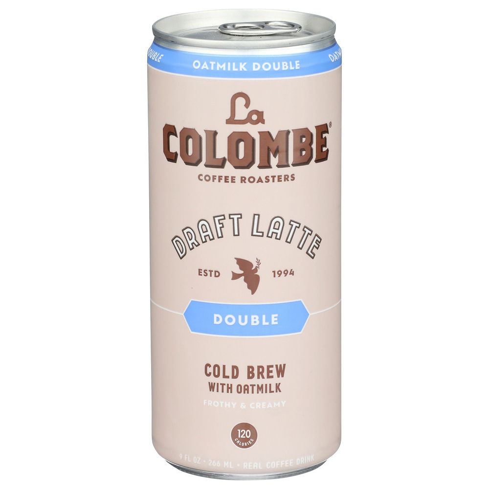 La Colombe Draft Latte Original Oatmilk Coffee Drink, 9 Ounce -- 12 per ...