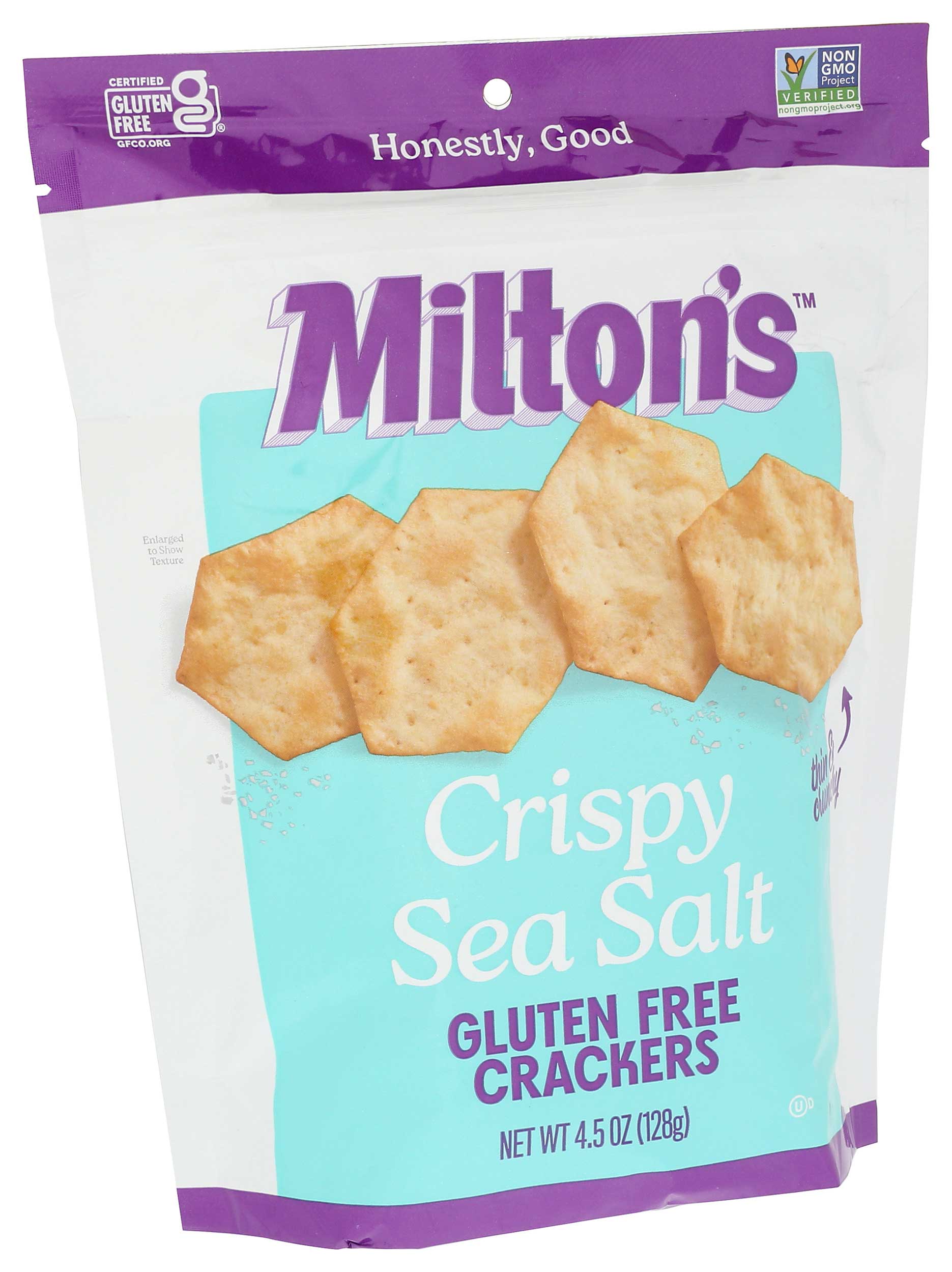 Milton's Crispy Sea Salt Cracker Case | FoodServiceDirect