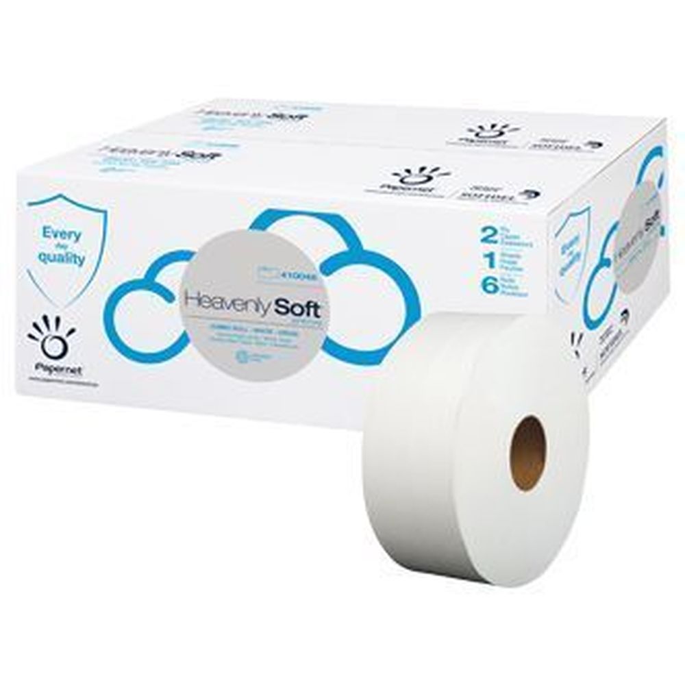 Sofidel 2 Ply Jumbo Toilet Tissue Roll, 12 inch -- 6 per case.
