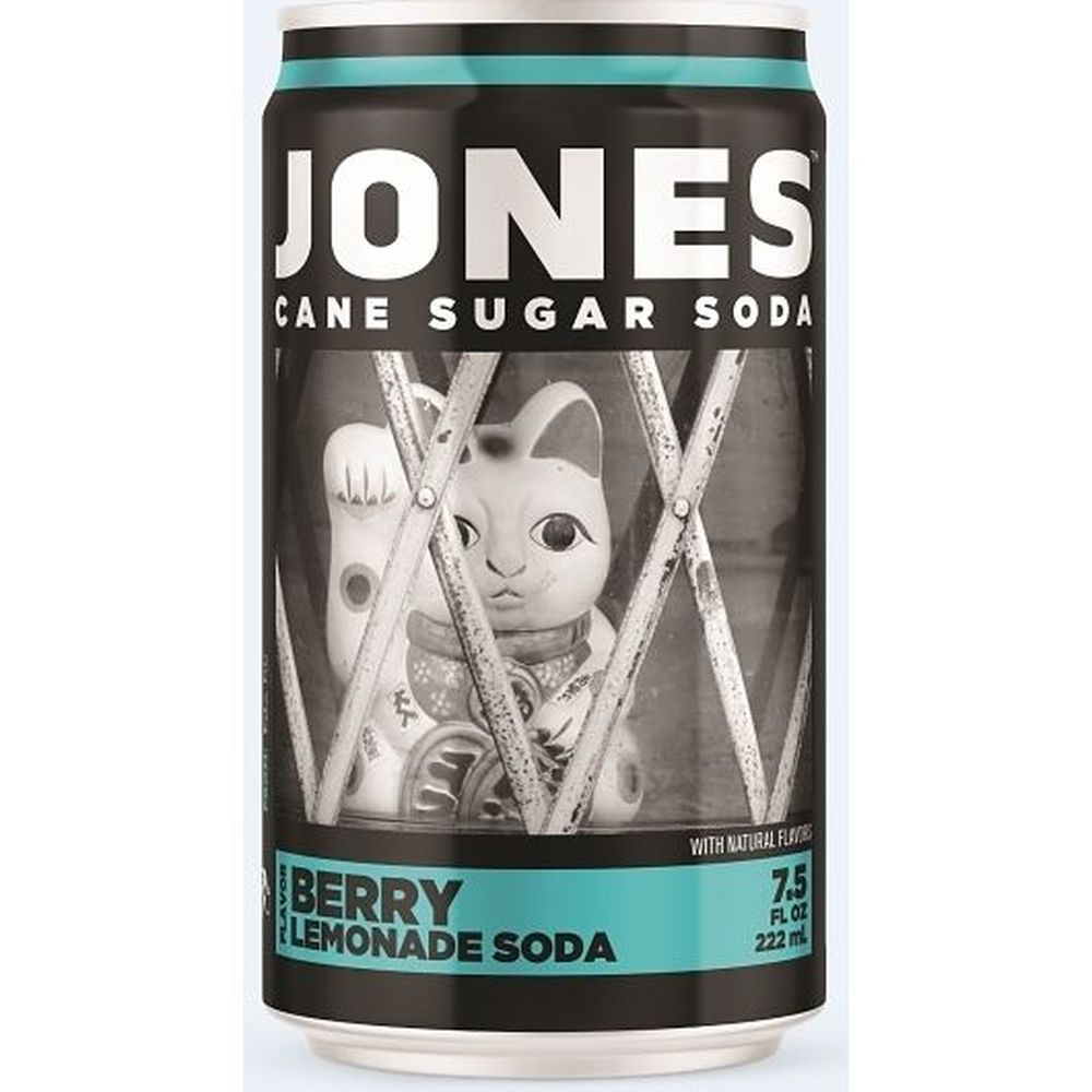 Jones Soda Mini Berry Lemonade, 30 Fluid Ounce -- 6 per case