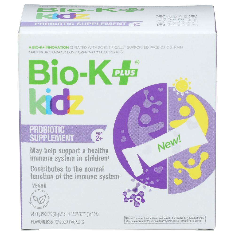 Bio-K Plus Kidz Probiotic Powder Stick, 28 count