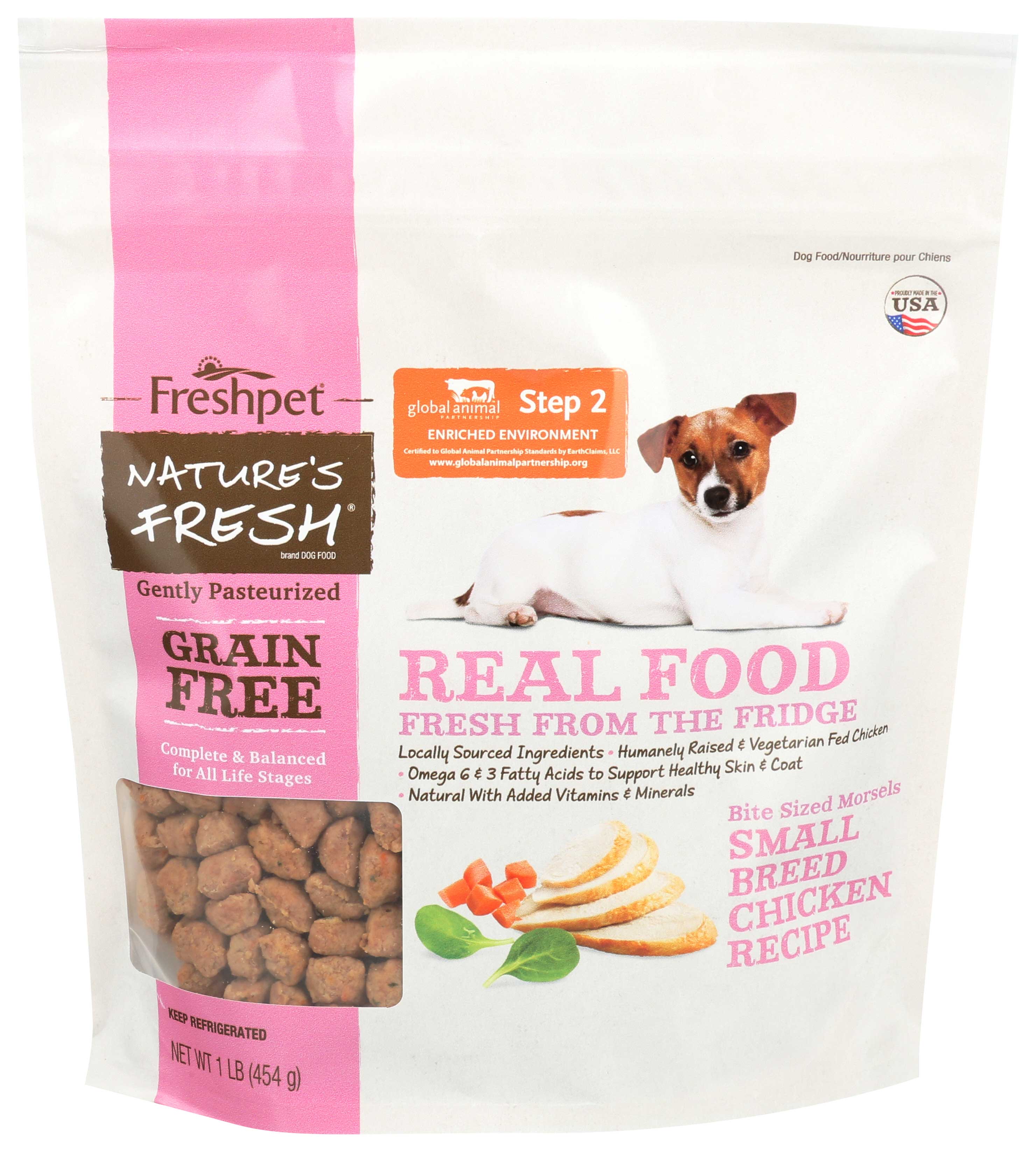 Freshpet Natures Fresh Small Breed Chicken Recipe for Dog, 1 Pound -- 6 ...