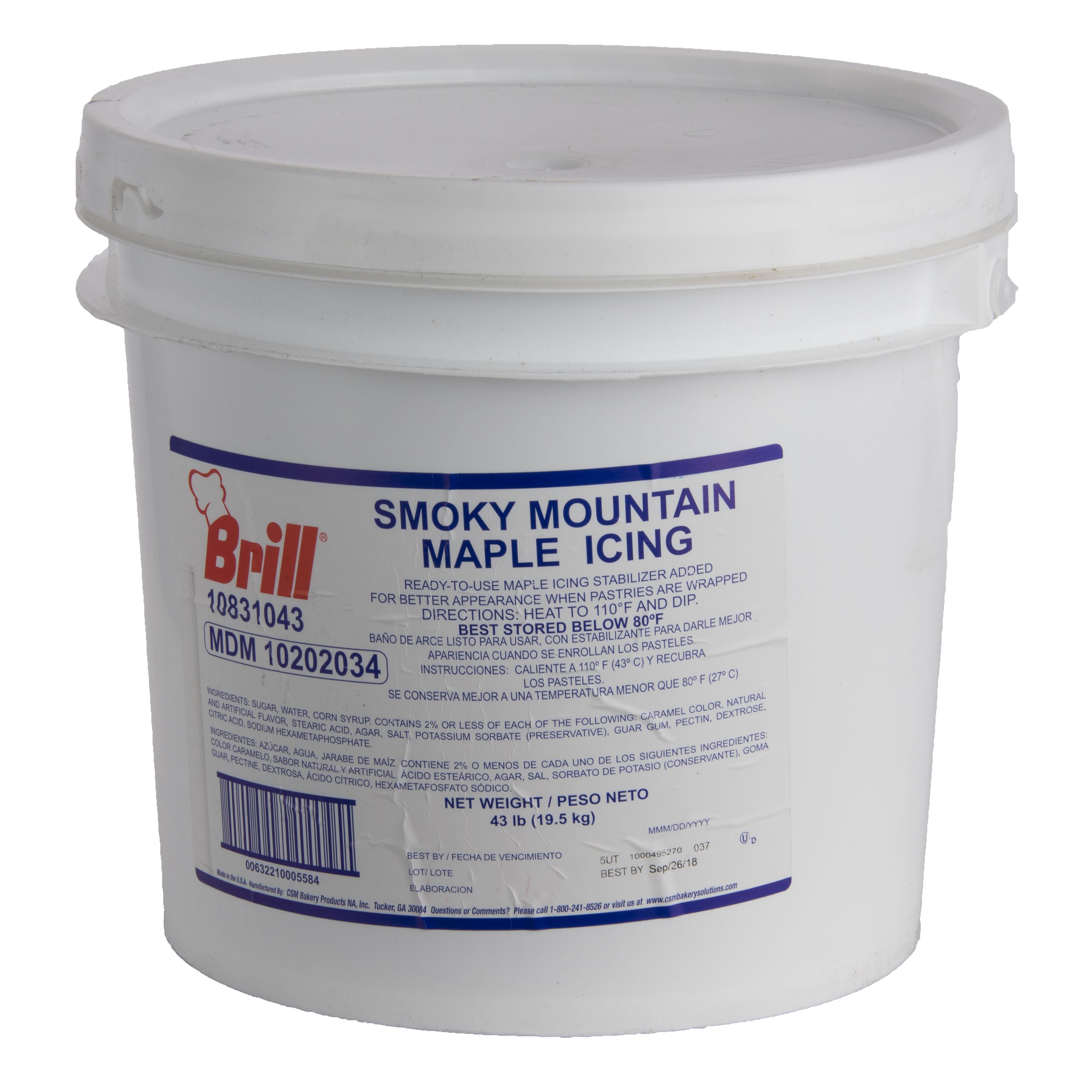 CSM Bakery Smoky Mountain Maple Icing | FoodServiceDirect