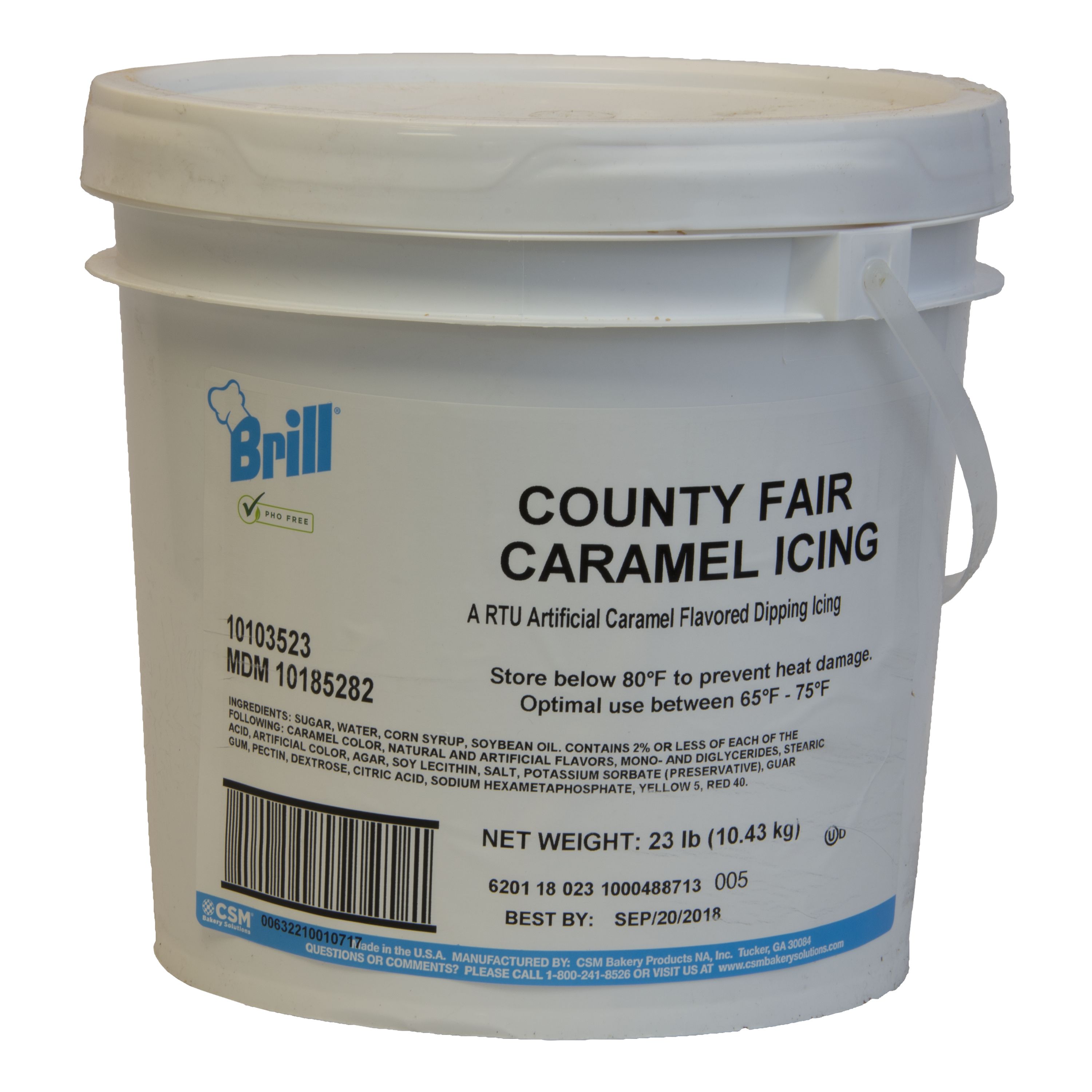 Brill County Fair Caramel Icing Case | FoodServiceDirect