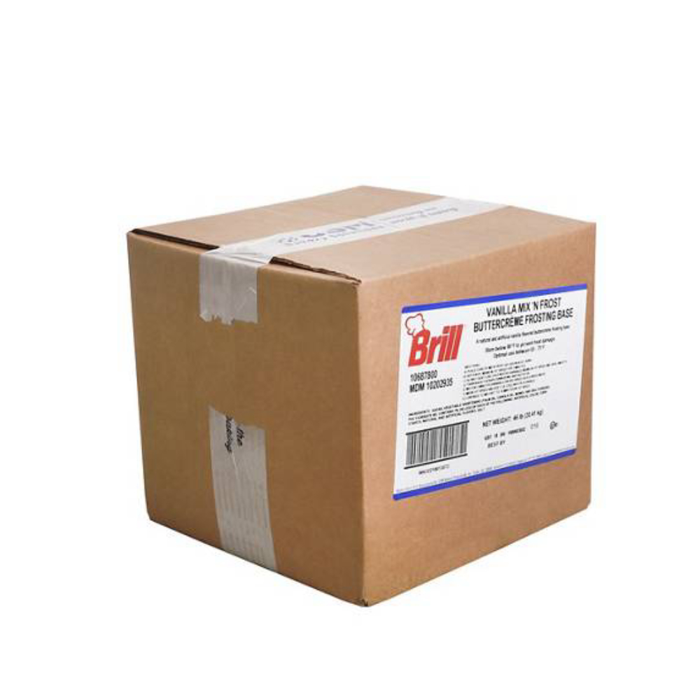 Brill Vanilla Mix N Frost Buttercreme Frosting Base | FoodServiceDirect