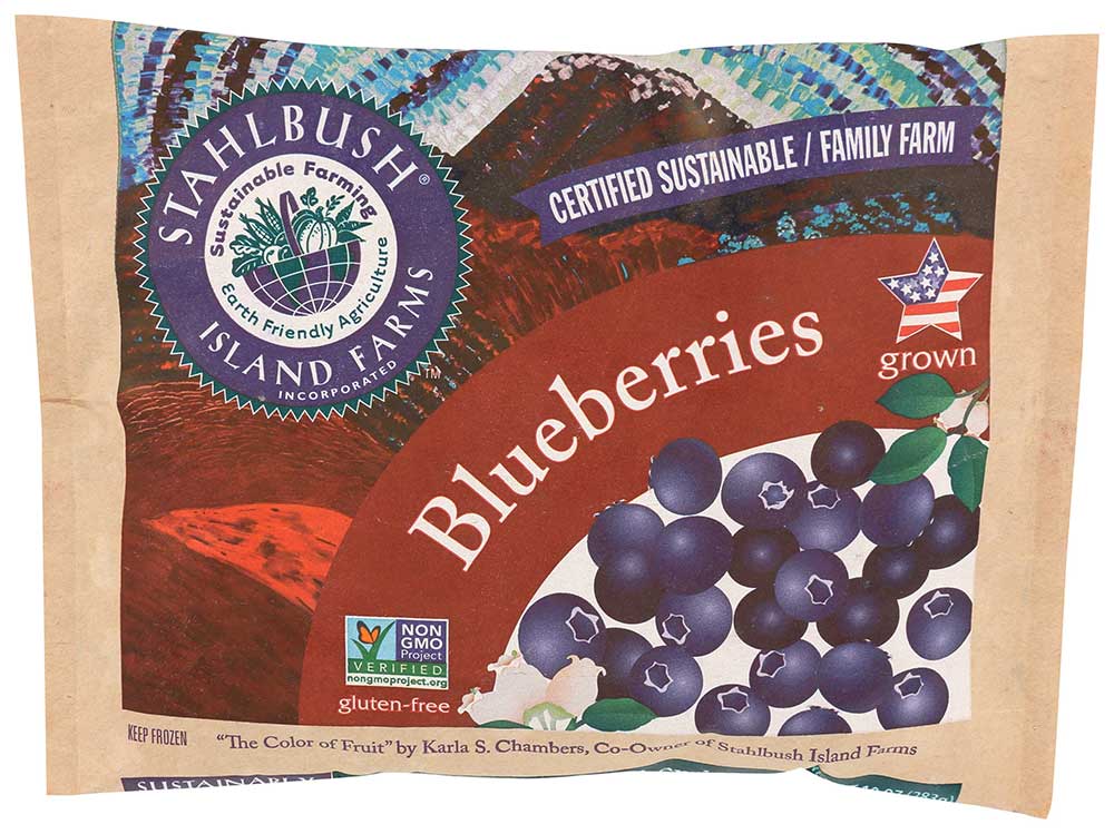 Stahlbush Island Farms Whole Blueberries Case | FoodServiceDirect