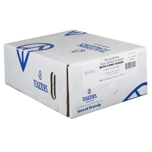 Teazzers Liquid Tea Sweetener with Cane Sugar, 3 Gallon Jug ...