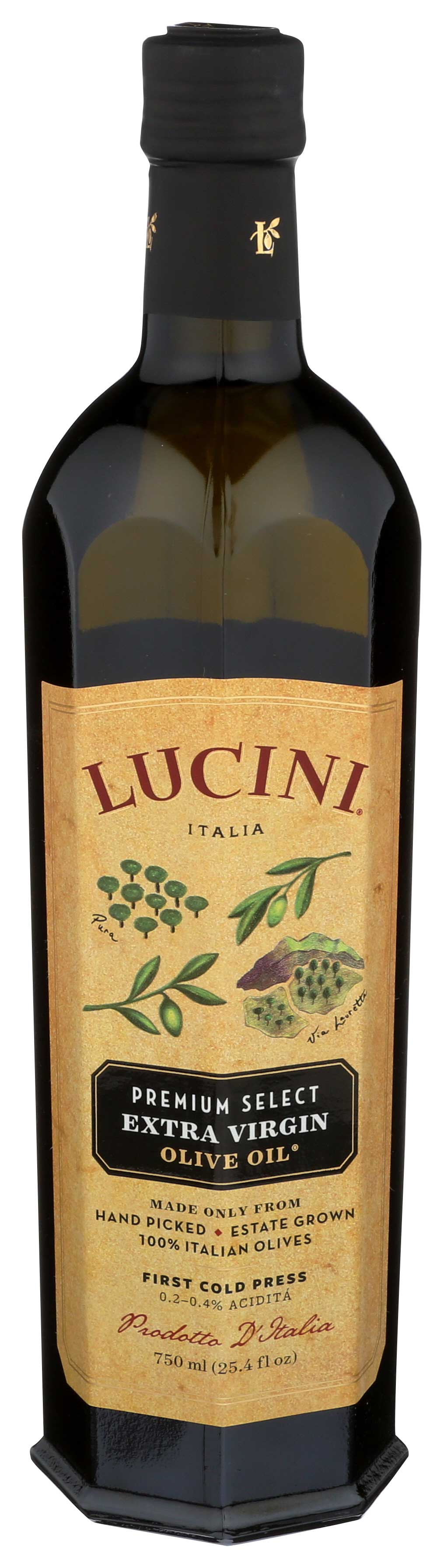 Lucini Italia Extra Virgin Olive Oil, 25.4 Ounce -- 6 per case.