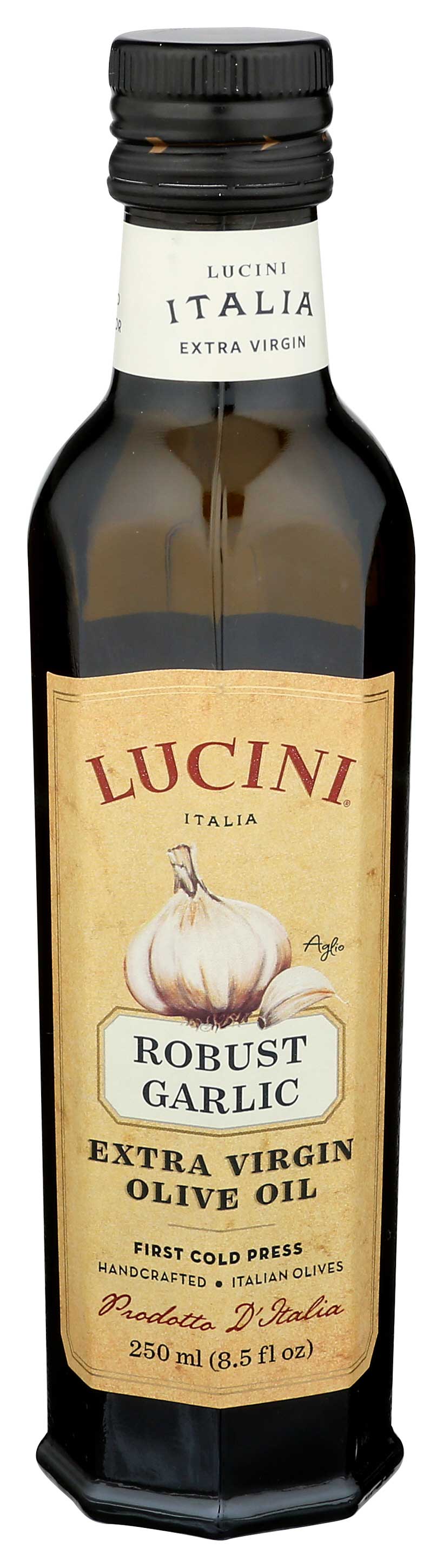 Lucini Italia Garlic Extra Virgin Olive Oil Case | FoodServiceDirect