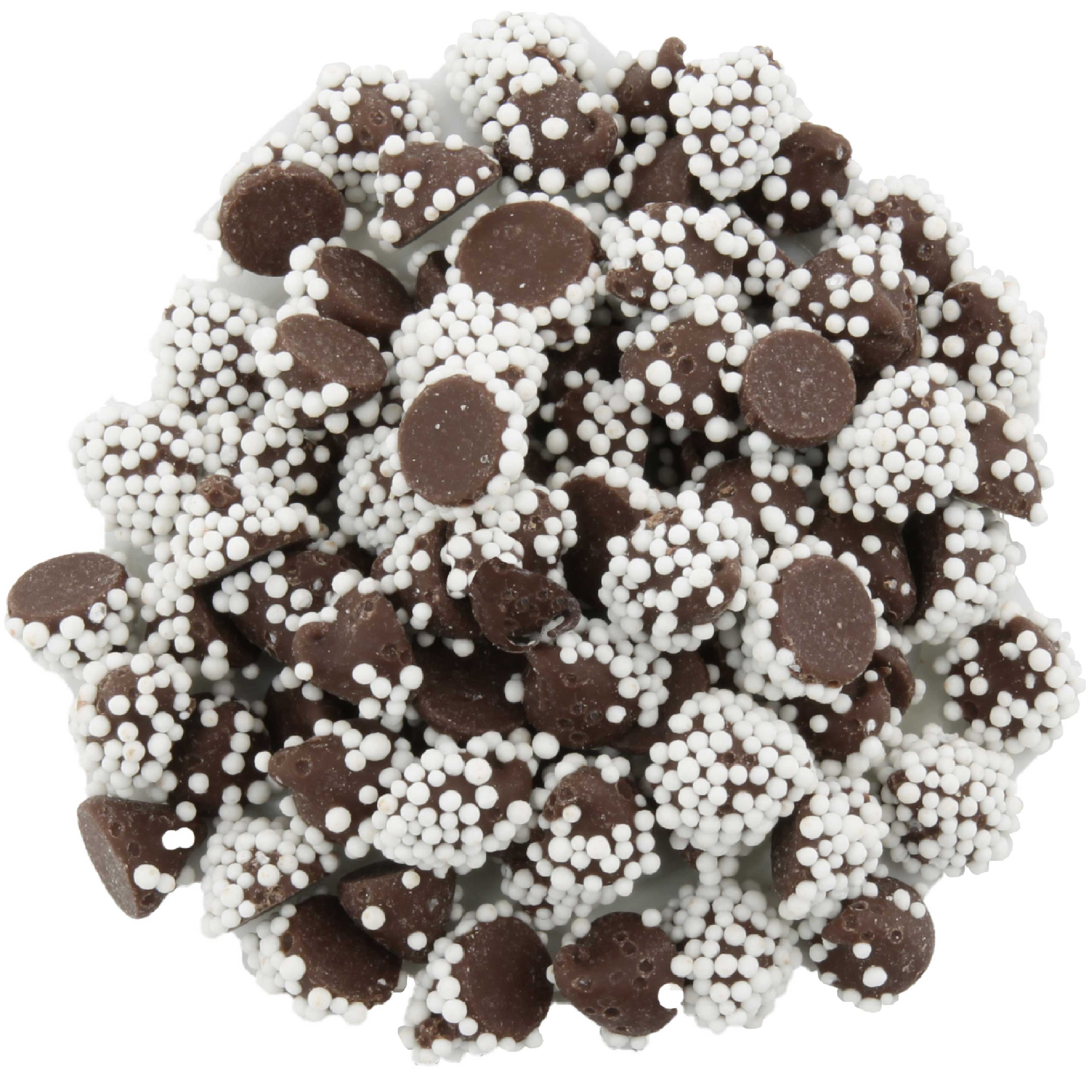 T.R. Toppers Mini White Nonpareil, 10 Pound.