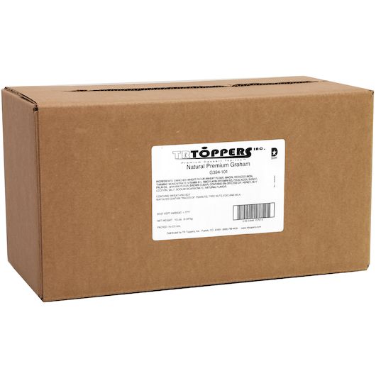 TR Toppers Natural Premium Graham Topping, 2.5 Pound -- 4 per case