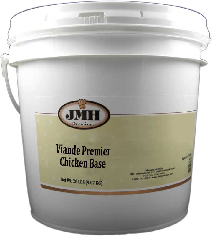JMH Premium No Msg Viande Premier Chicken Base, 20 Pound.