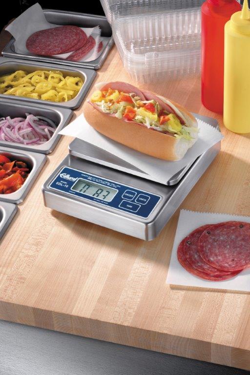 Edlund Heavy Duty Stainless Steel Digital Scale with Rechargeable Battery