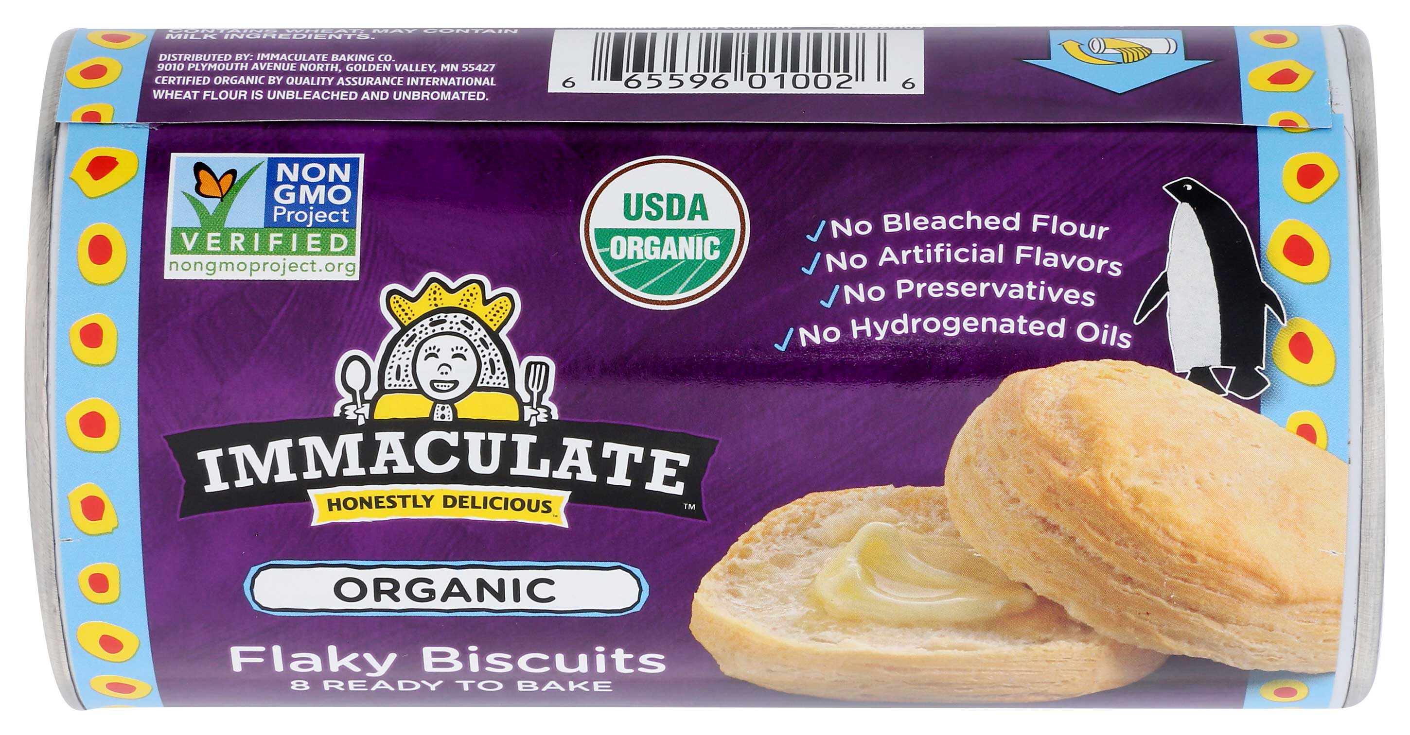 Immaculate Organic Flaky Biscuit Dough, 16 Ounce -- 12 per case ...