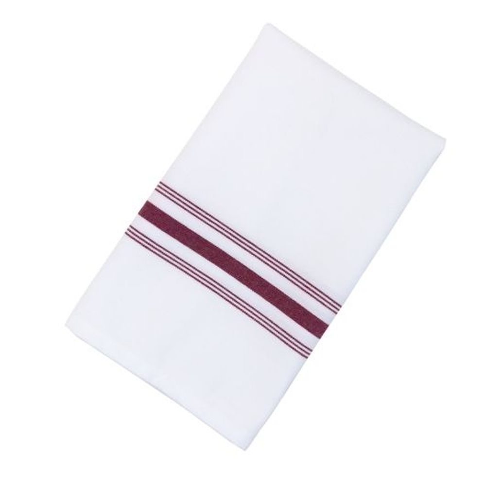 CTC Red Stripe Bistro Napkins, 12 count - 25 per case
