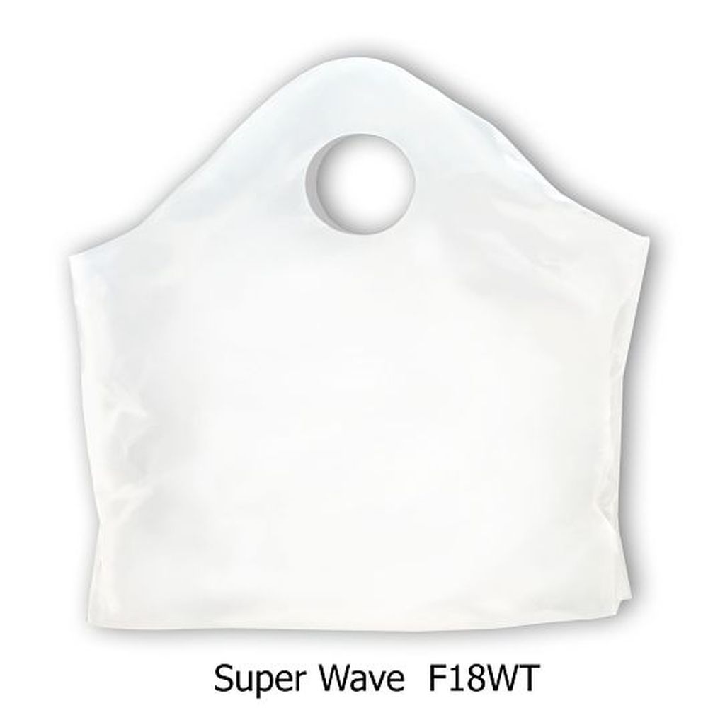 Command Packaging 18 X 16 x 9 inch White Wave Plastic Carry Out Bag ...