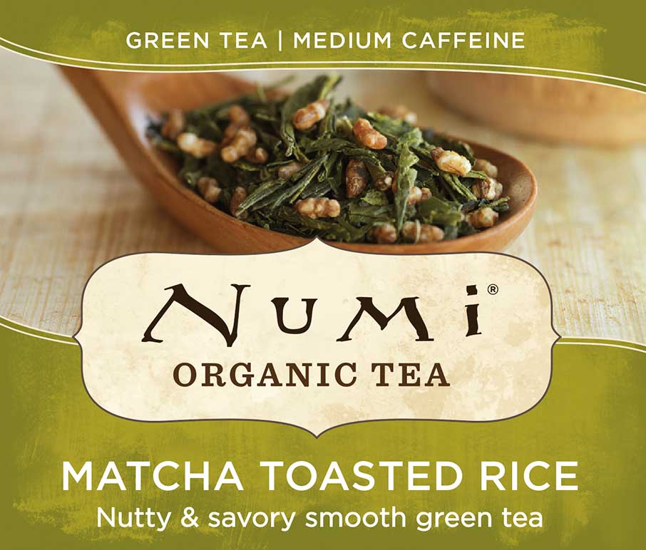 Numi Organic Toasted Rice Green Tea -- 100 per case.