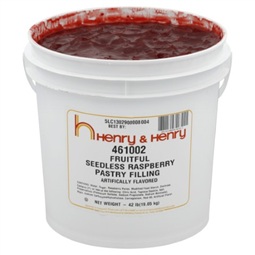 Henry and Henry Fruitful Raspberry Seedless Filling, 42 Pound.