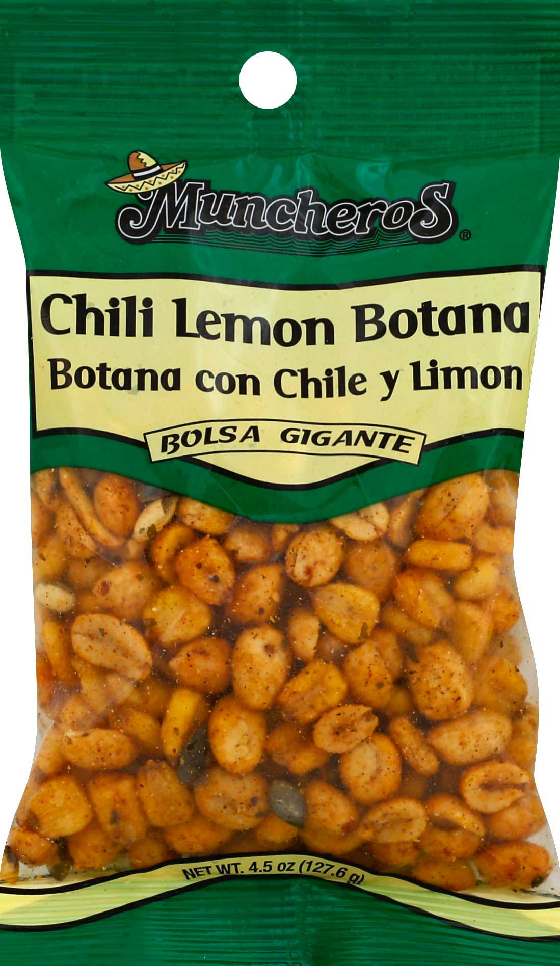 Muncheros Chile Lemon Botana, 4.5 Ounce -- 12 per case