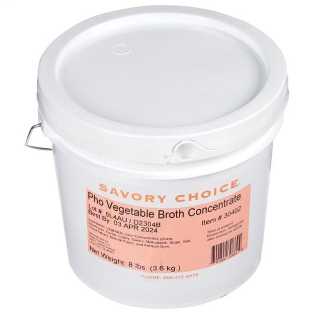 Savory Choice Pho Vegetable Broth Concentrate, 8 Pound