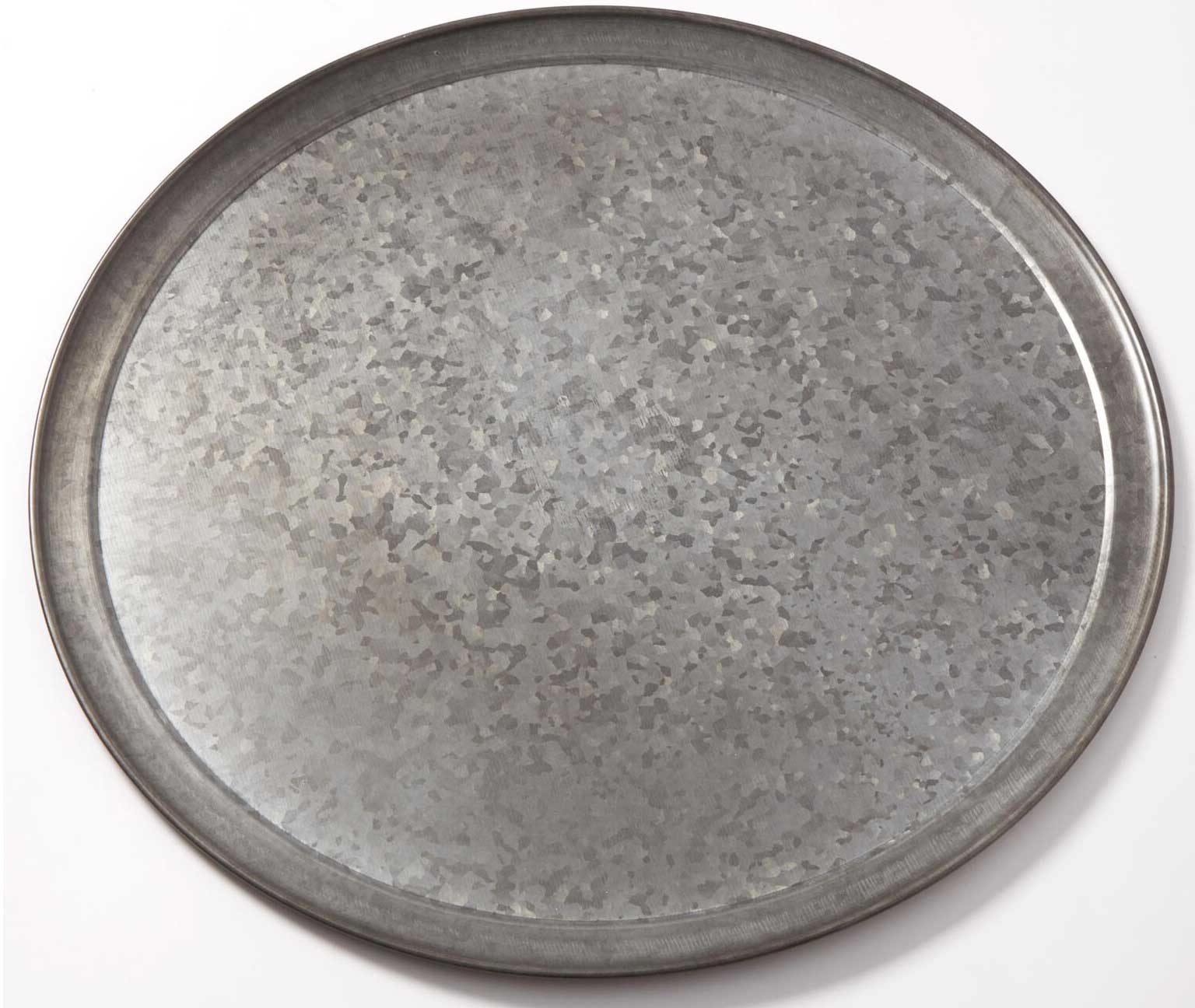 American Metalcraft Onyx Galvanized Aluminum Wide Rim Pan, 18 inch Dia ...