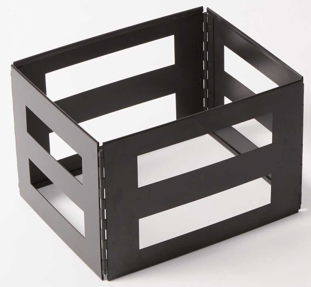 American Metalcraft Half Size Black Twilight Crate, 12-1/8 inch Length