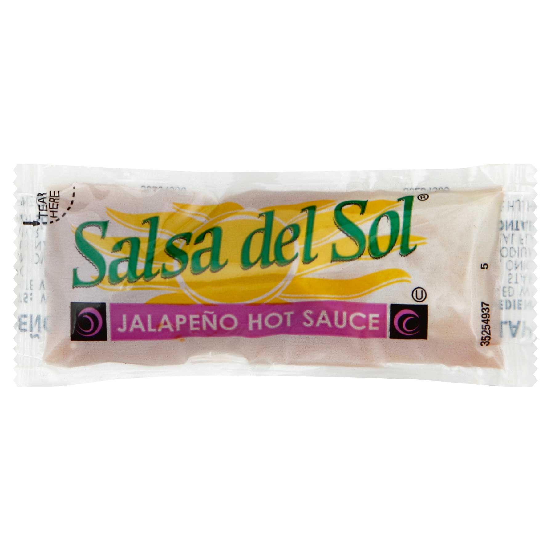 Salsa Del Sol Single Serve Jalapeno Hot Sauce Packet, 9 Gram -- 500 per ...